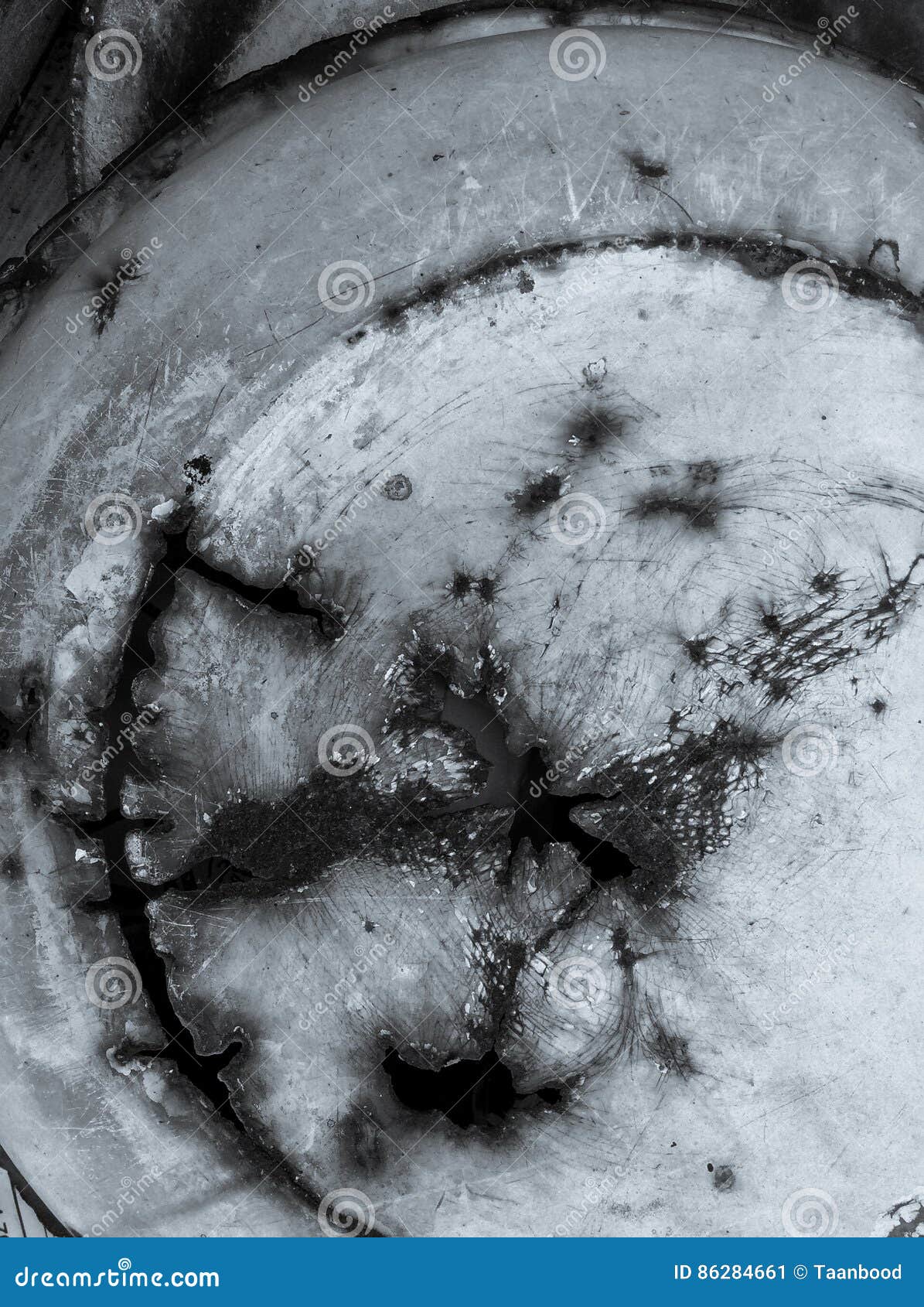 Broken zinc bucket stock image. Image of hole, rusted - 86284661