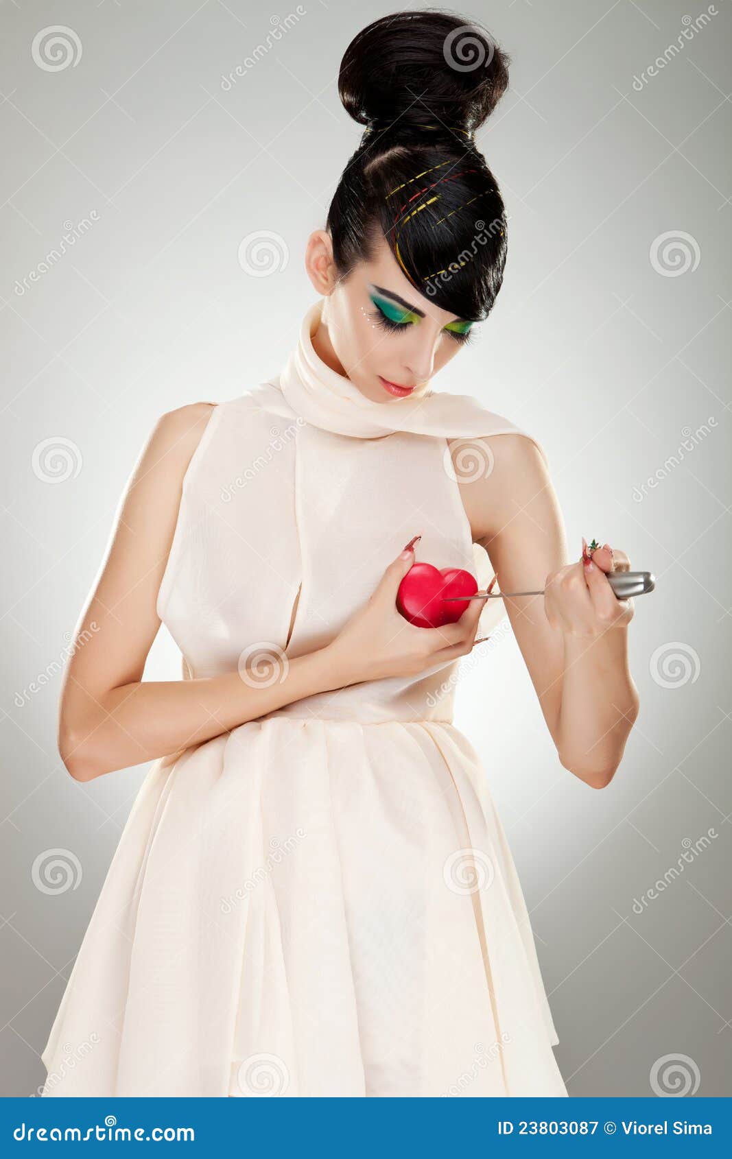 Brokenhearted woman stock image. Image of kitchen, passion - 23803087