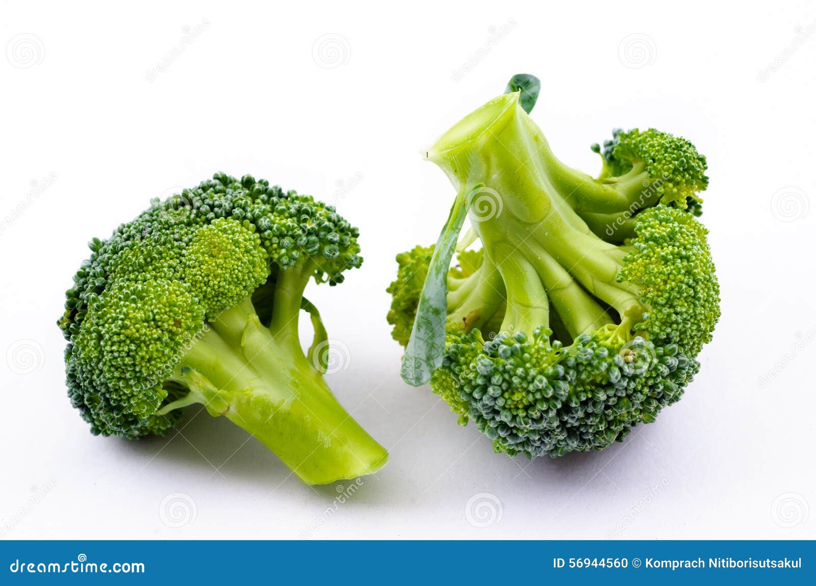 Brokkoli stockfoto. Bild von getrennt, gemüse, frisch - 56944560