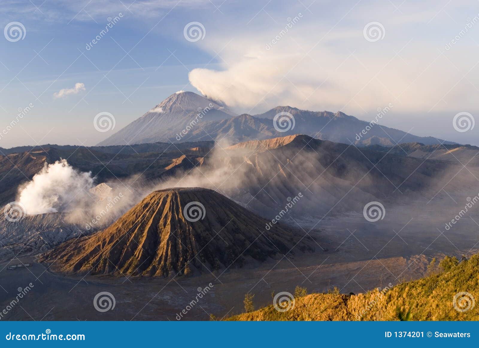 Bromo stock image. Image of destination, indonesia, sunrise - 1374201