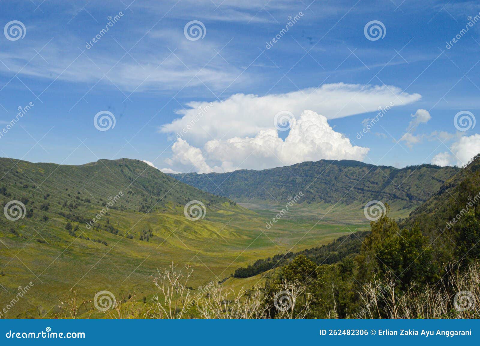 Bromo High Land Area in Malang East Java Indonesia Stock Photo - Image ...