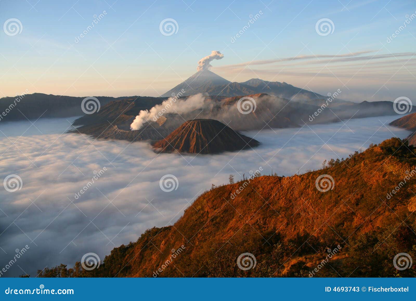Bromo indonesia stock image. Image of sunrise, java, travel - 4693743