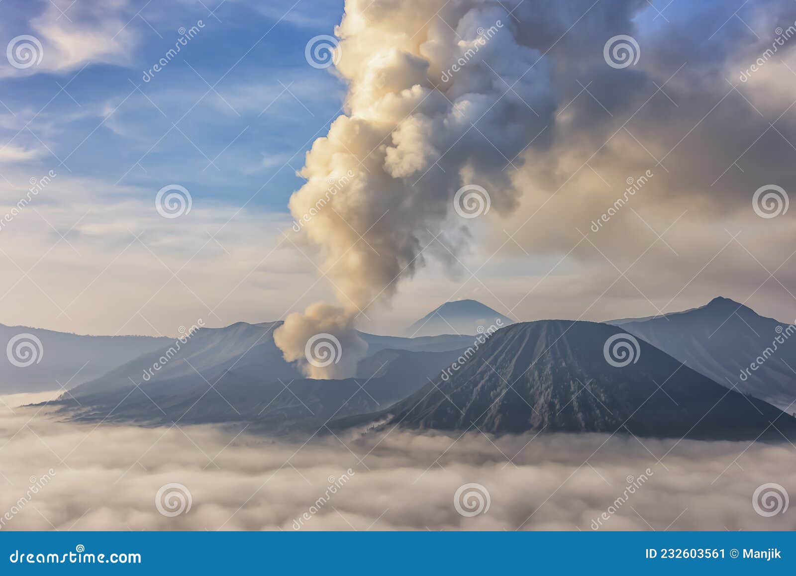 Bromo national park stock image. Image of nature, morning - 232603561