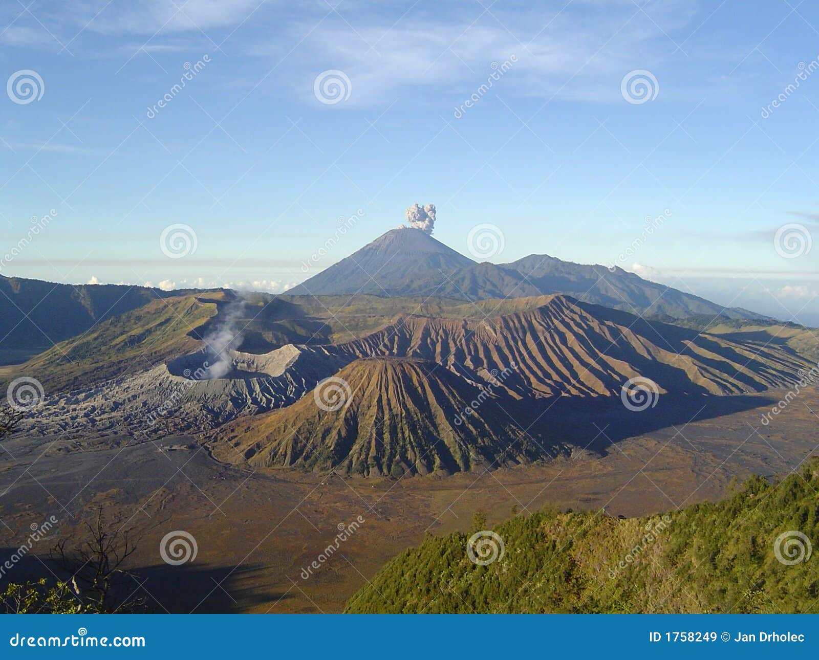 Bromo sunrise stock image. Image of bromo, crater, java - 1758249
