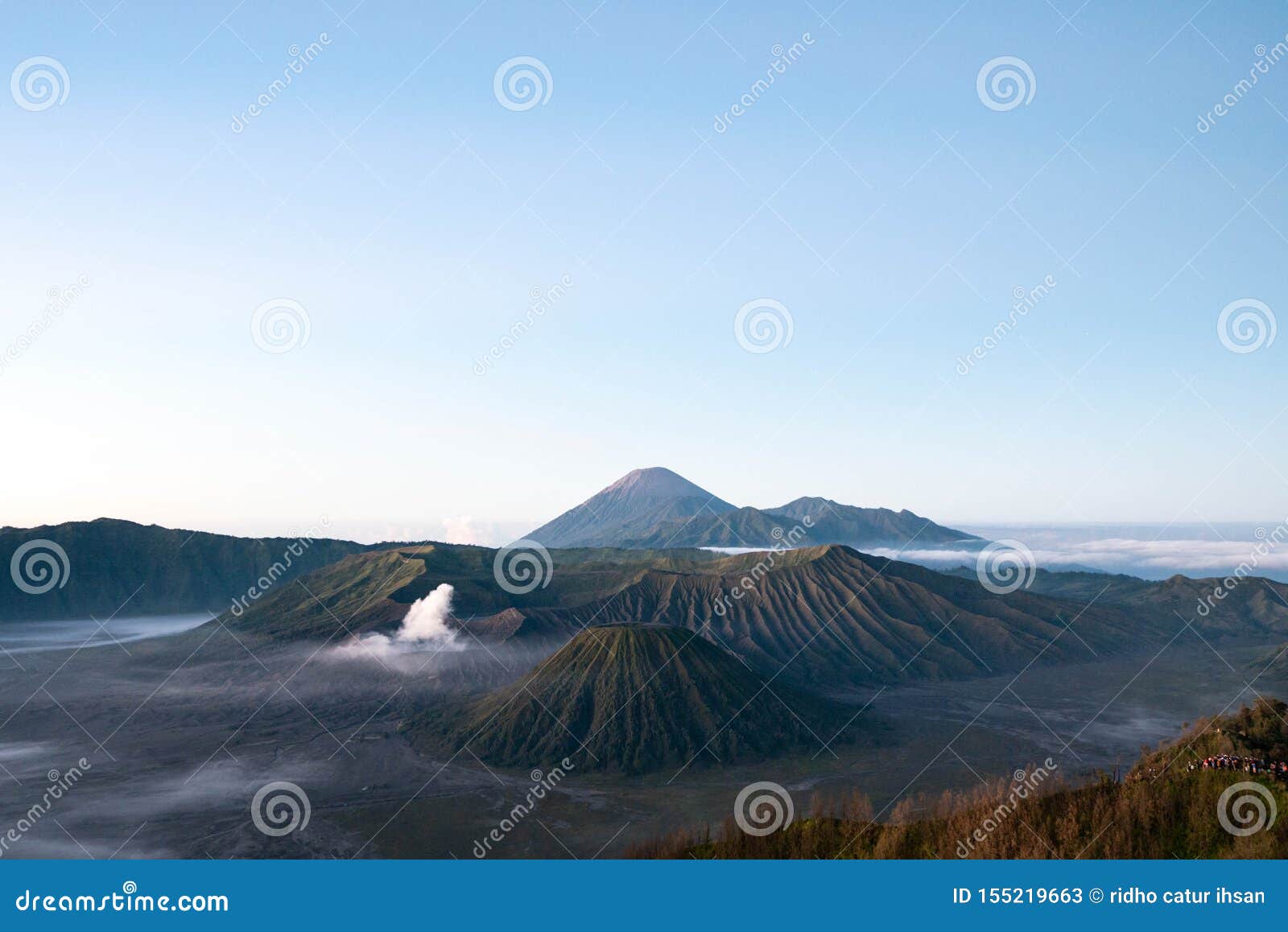 Bromo volcano of indonesia stock image. Image of view - 155219663