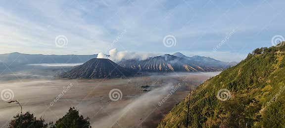 Bromo Volcano Mountain East Java Indonesia Stock Image - Image of ...