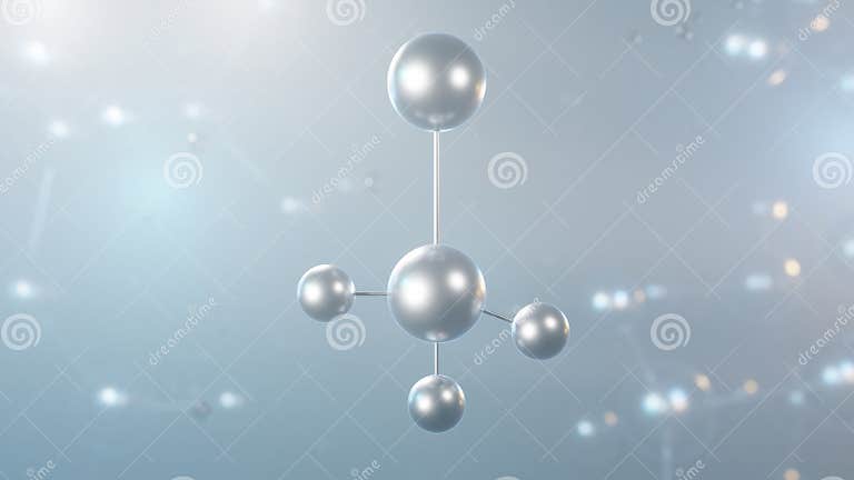 Bromomethane Molecular Structure, 3d Model Molecule, Methyl Bromide ...