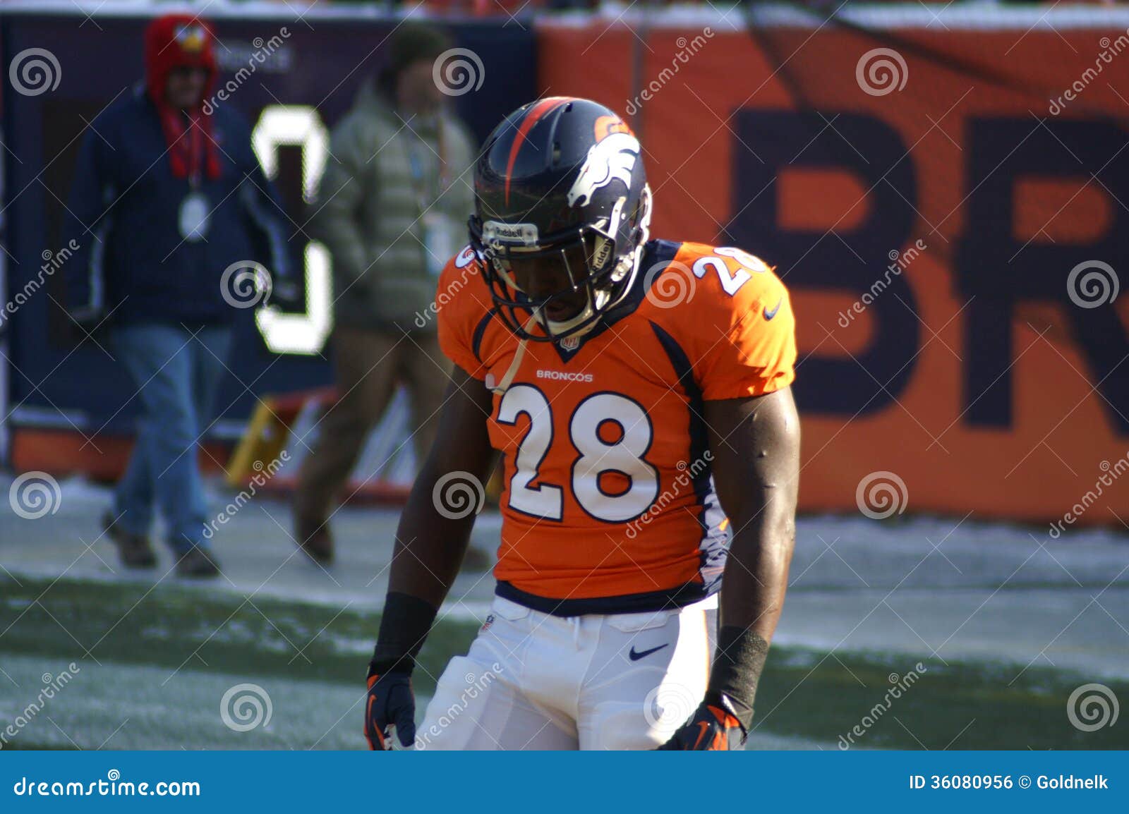 Bronco running back editorial photo. Image of control - 36080956