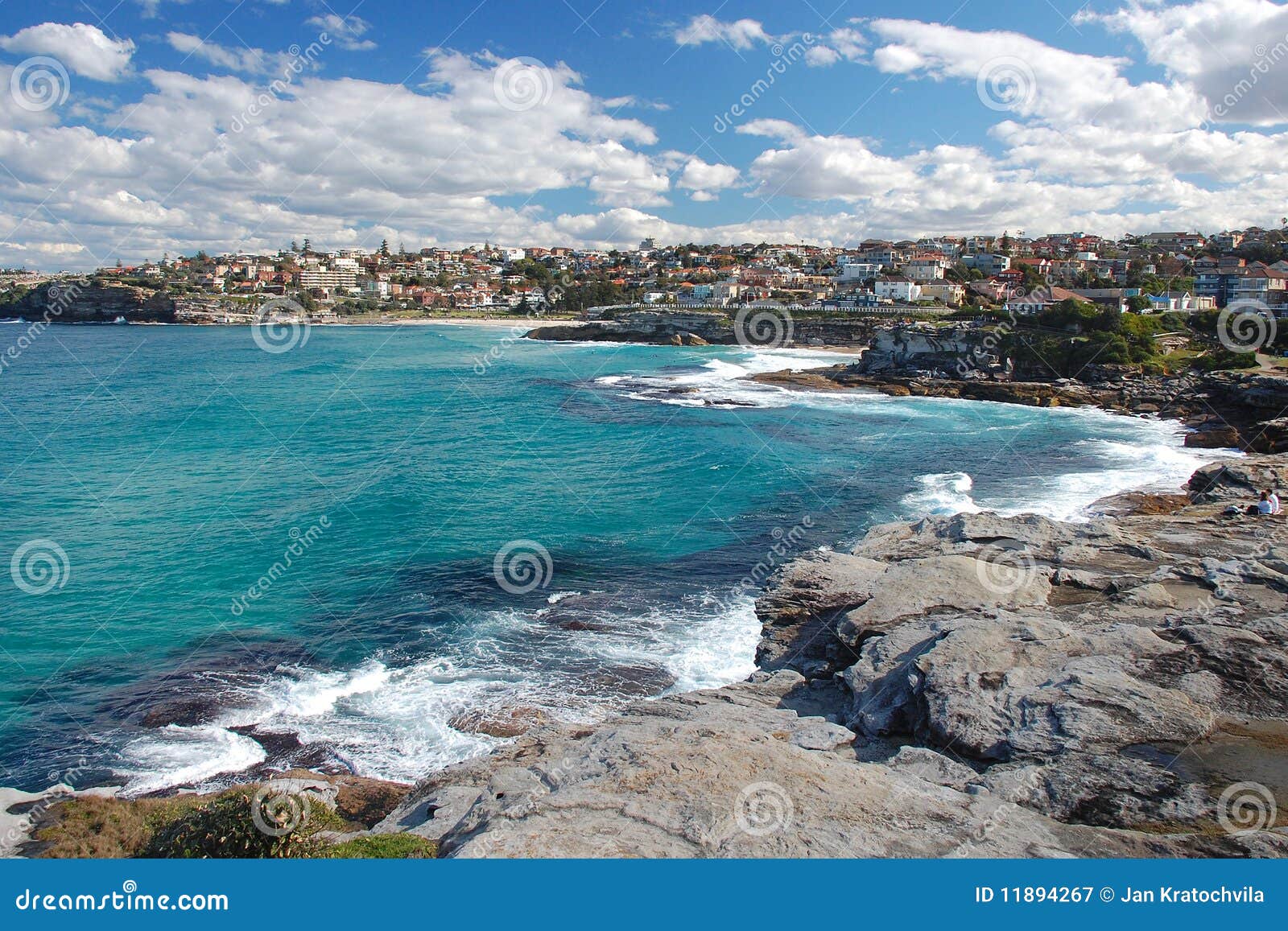Bronte Bay - Sydney beach stock image. Image of vacation - 11894267