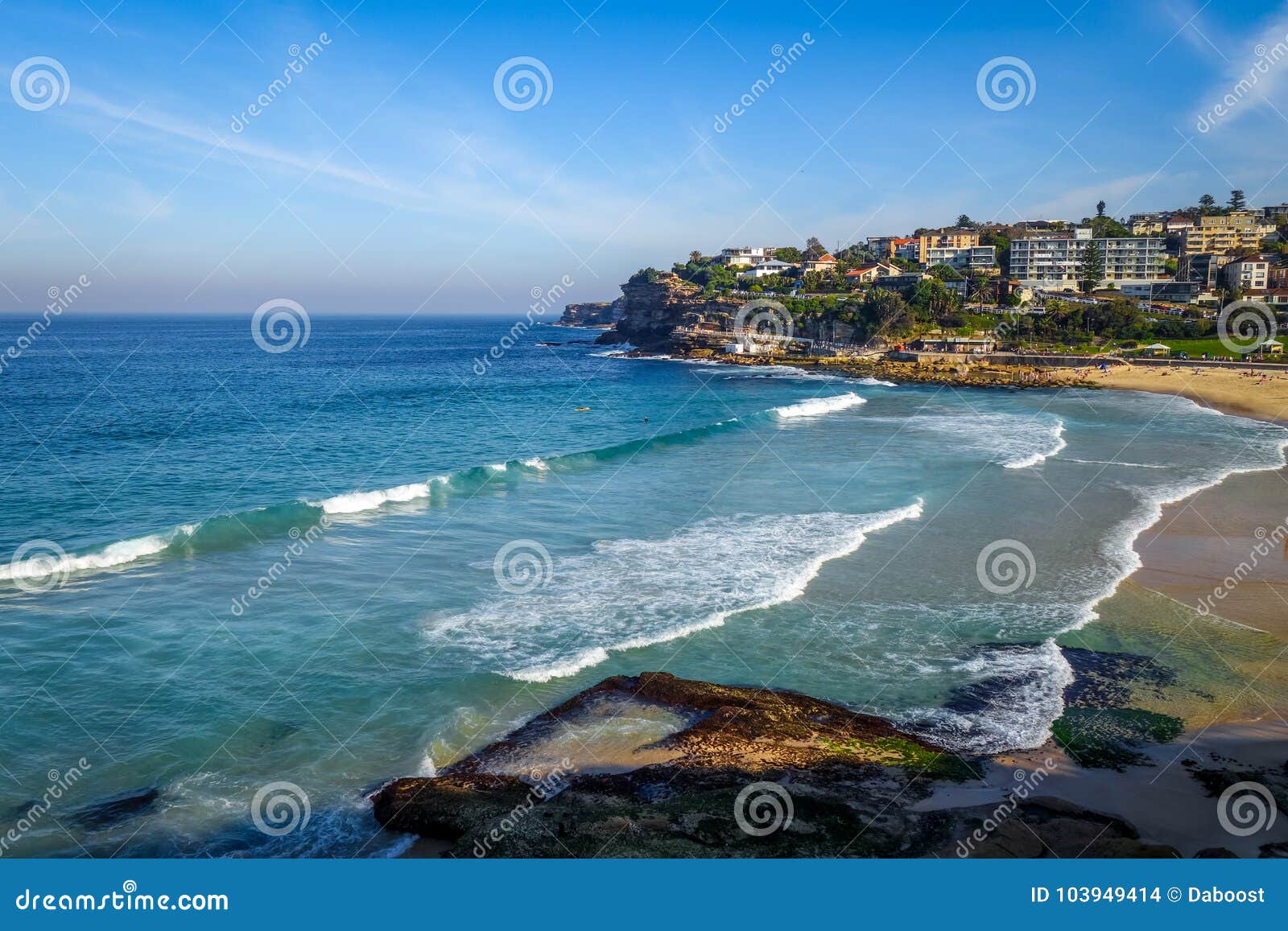 Bronte Beach, Sidney, Australia Stock Photo - Image of seascape ...