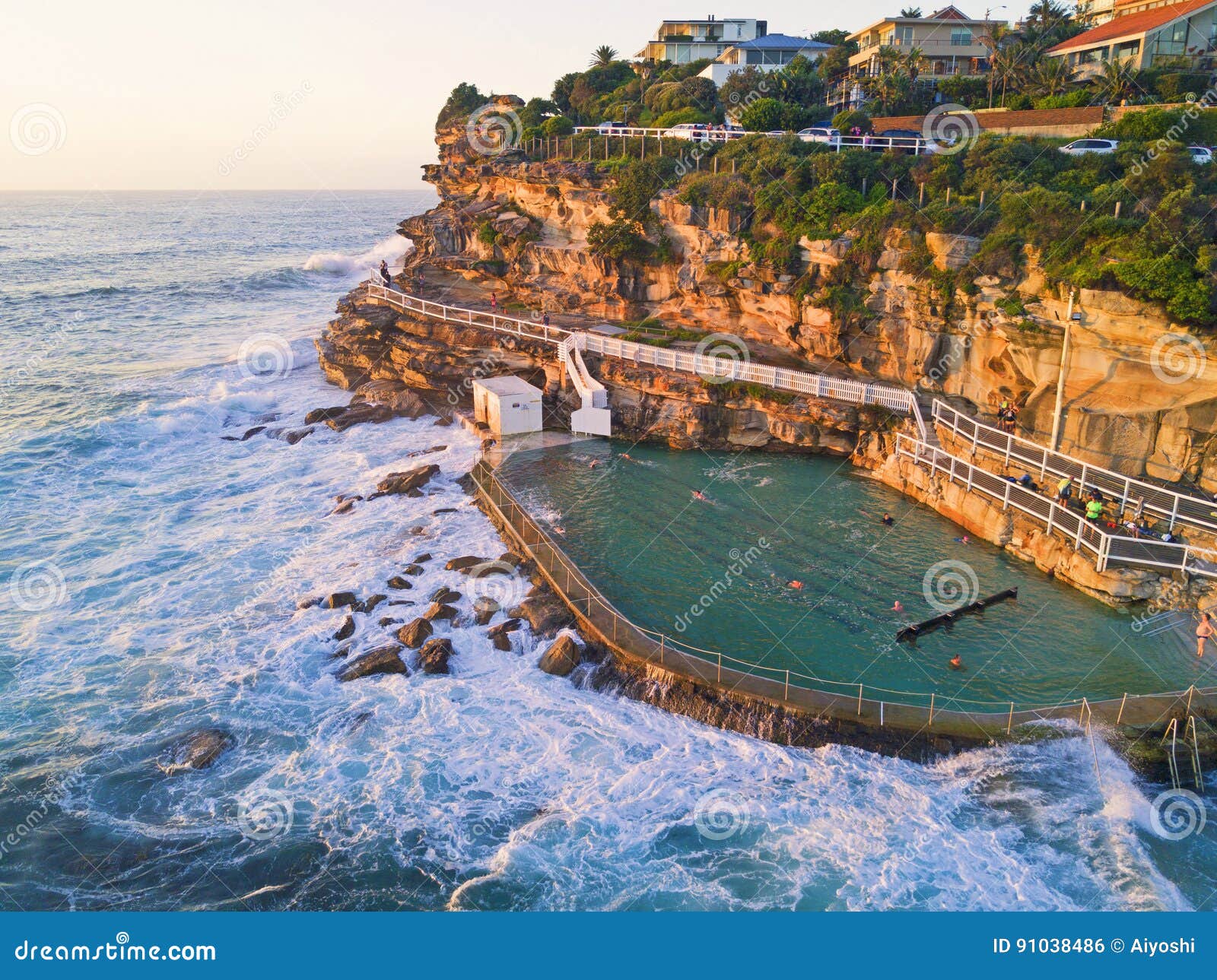 Bronte Rock Pool stock photo. Image of beautiful, sydney - 91038486