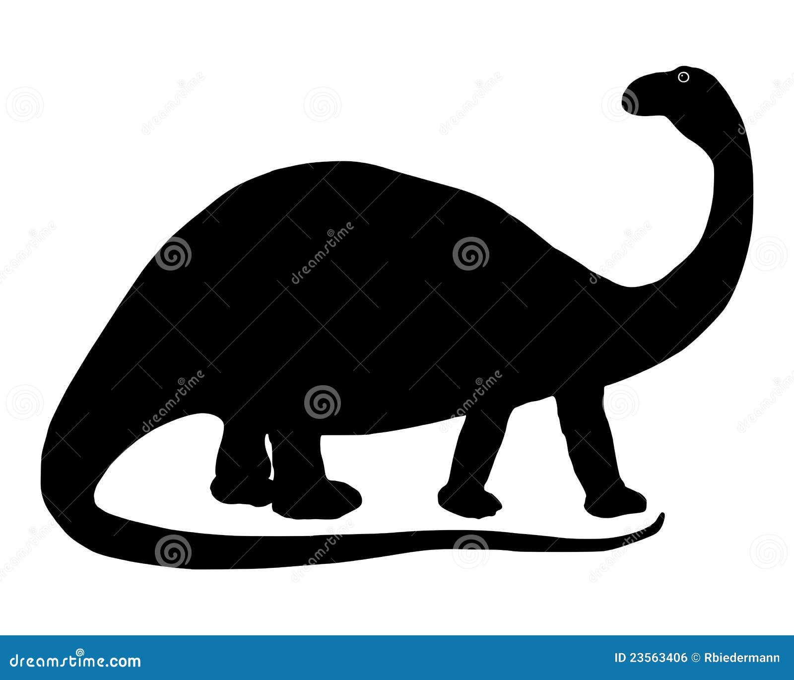 Brontosaurus stock vector. Illustration of vector, animal - 23563406