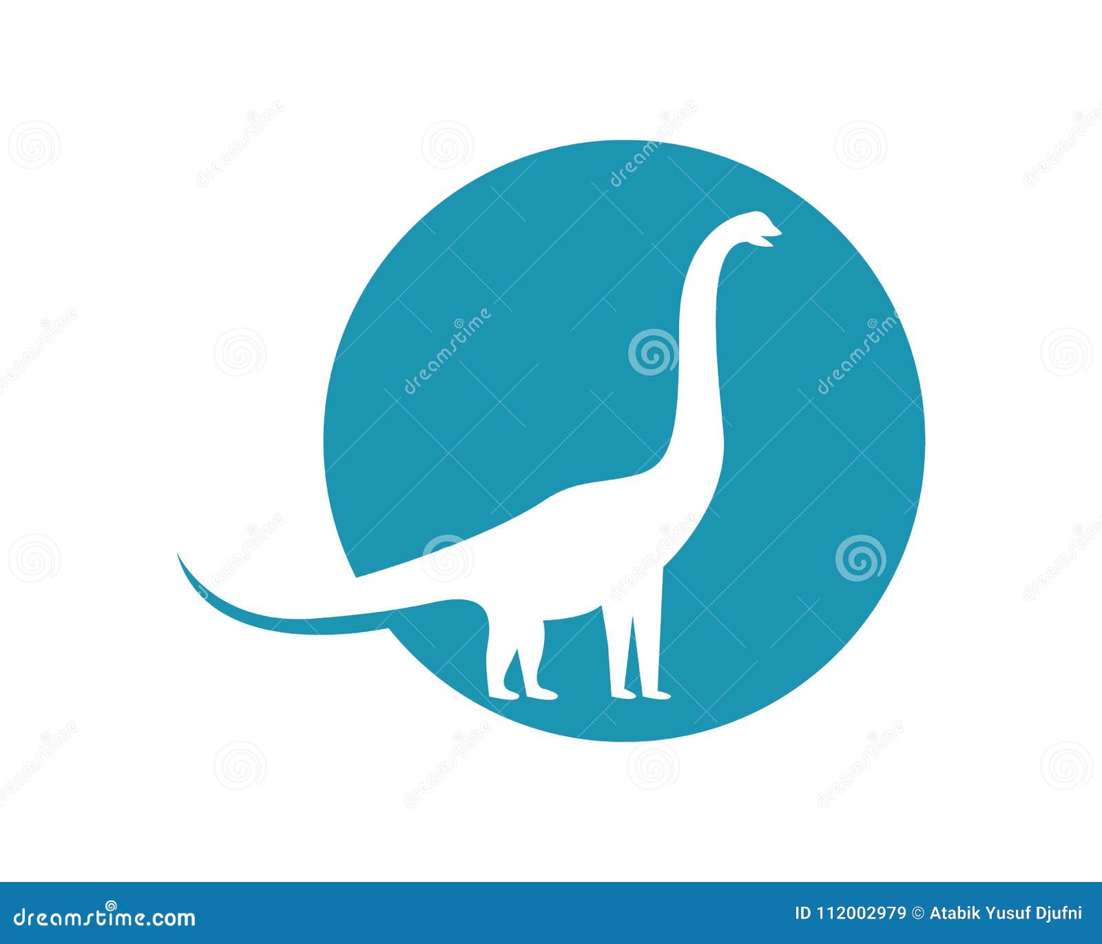 Brontosaurus Logo Template Vector Icon Stock Vector - Illustration of ...