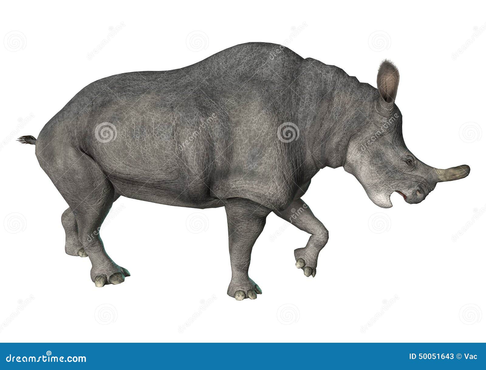 Brontotherium stock illustration. Illustration of dangerous - 50051643