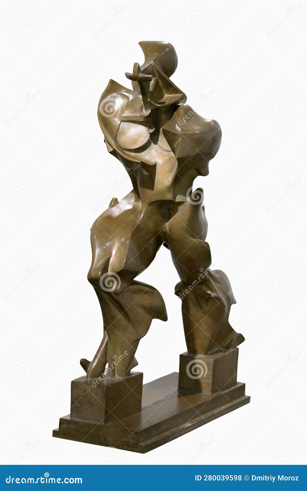 Bronze Anthropomorphic (human Like) Statue Unique Forms of Continuity ...