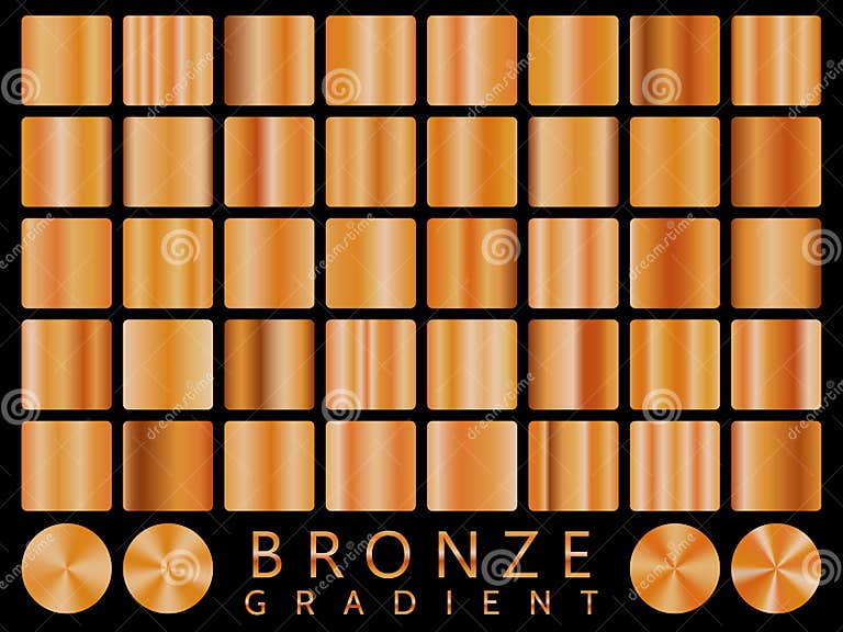 Bronze Background Texture Vector Icon Seamless Pattern. Light ...