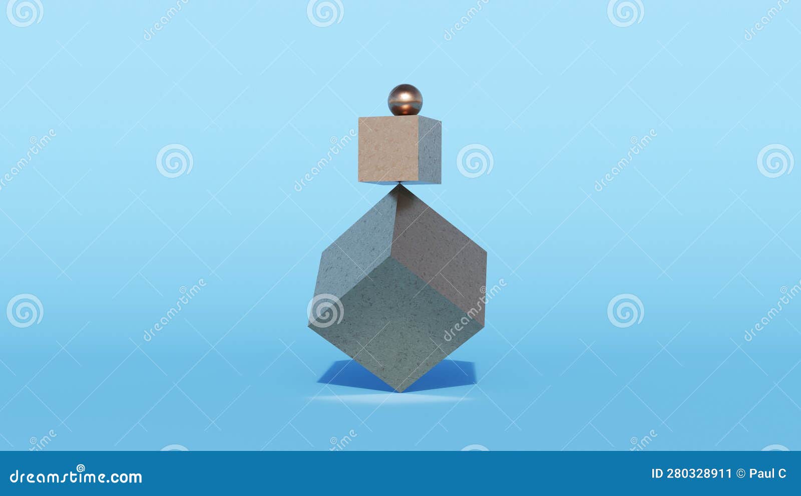 Bronze Balance Harmony Cube Sphere Equal Opportunity Weight ...