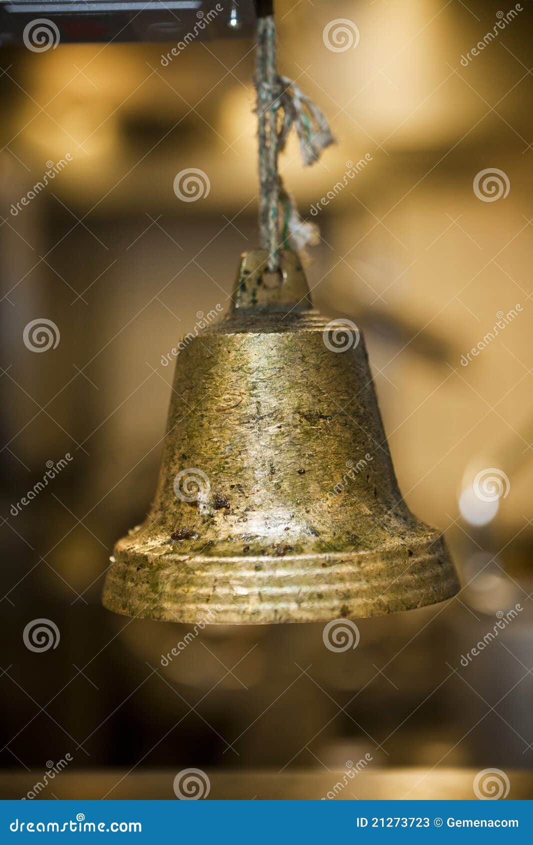 Bronze Bell stock image. Image of symbol, object, single - 21273723