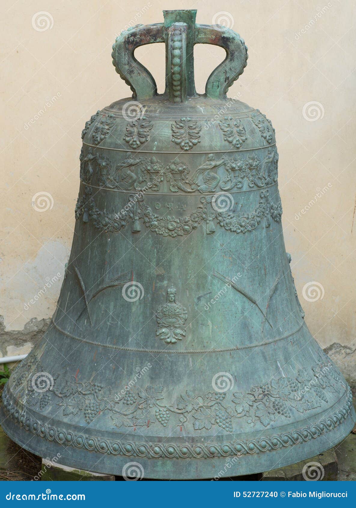 Bronze bell stock photo. Image of depiction, sound, arezzo - 52727240