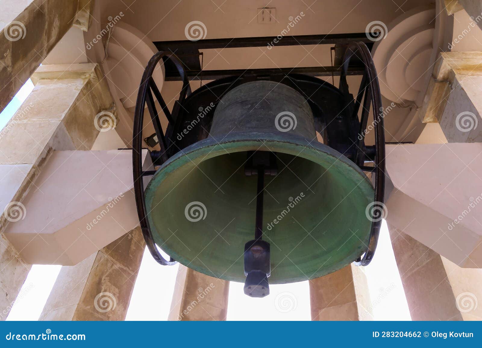 Bronze Bell, the Siege Bell Tower, Valletta, Malta Editorial ...