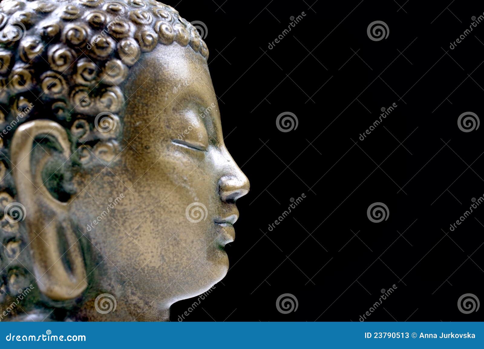 Buddha Head Side View