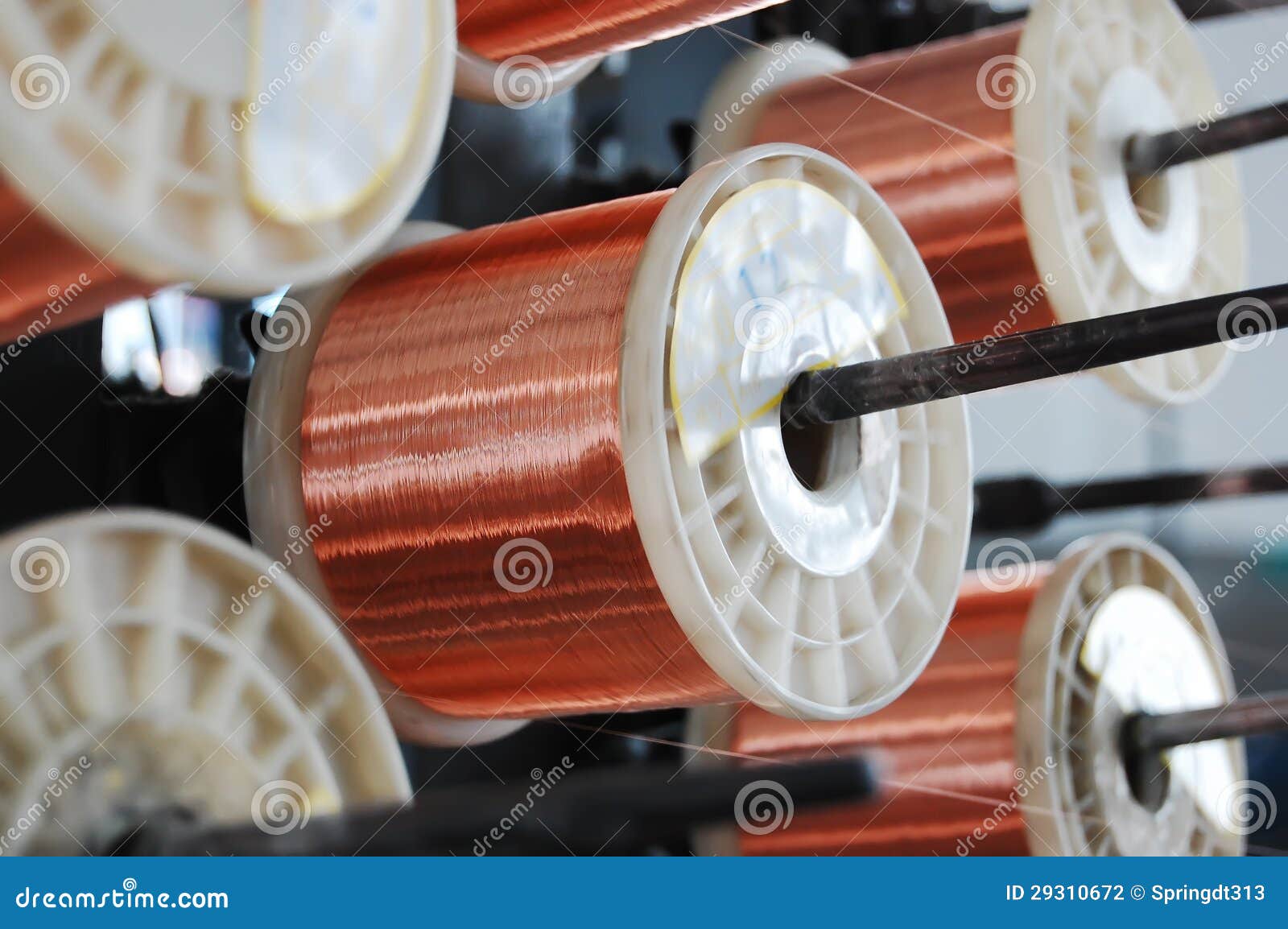 Bronze cable roller stock photo. Image of manufacturing - 29310672