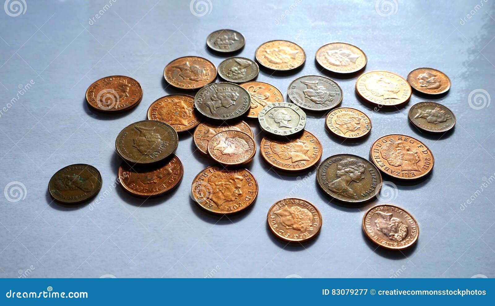 Bronze Collection Of Coins Picture. Image: 83079277
