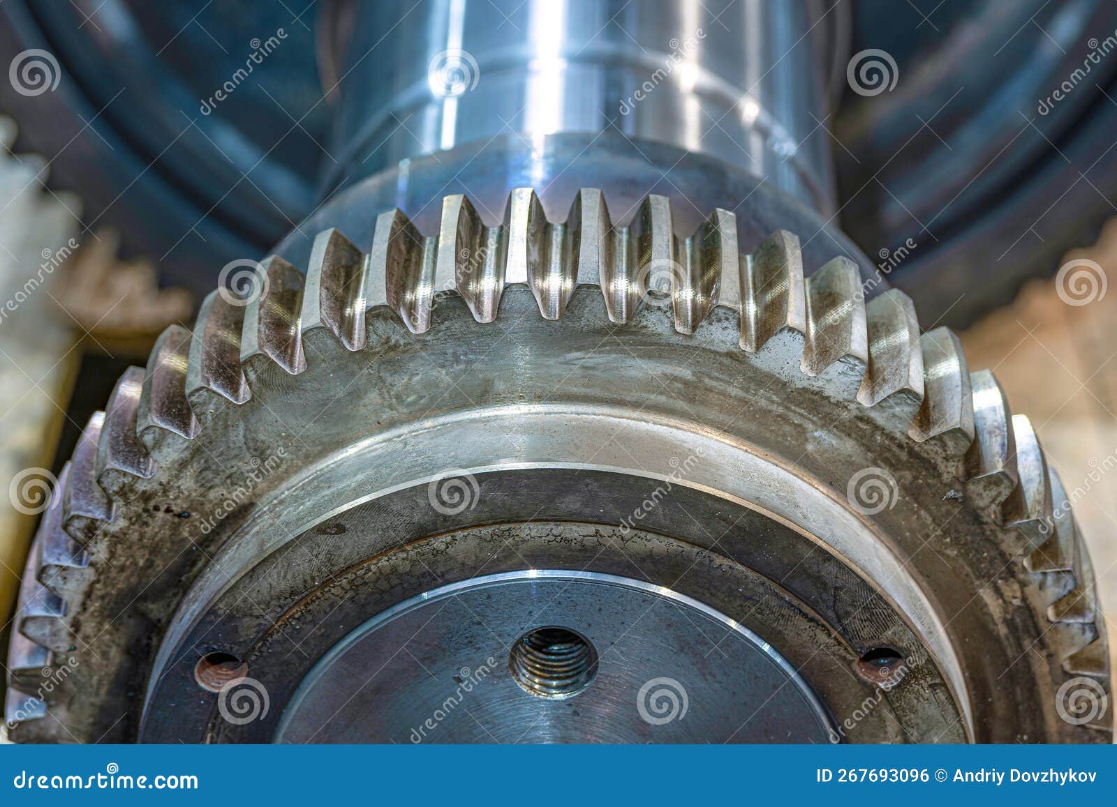 The Bronze Coupling is Mounted on the Shaft Using Thermal Heating Stock ...