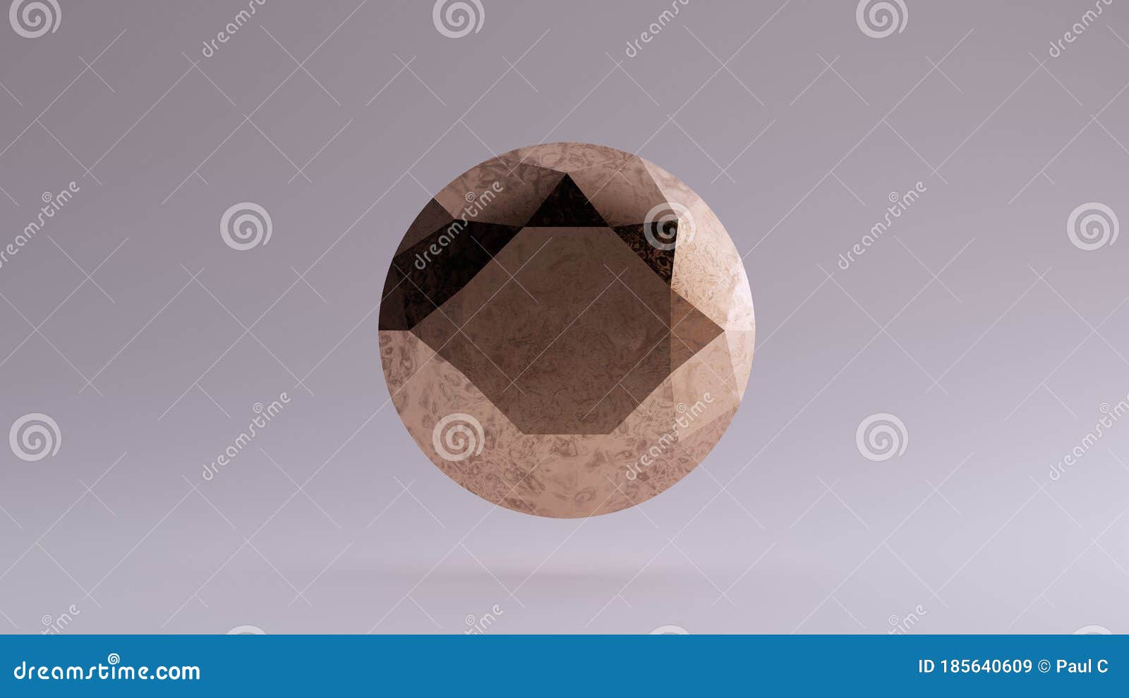 Bronze Diamond stock illustration. Illustration of icon - 185640609