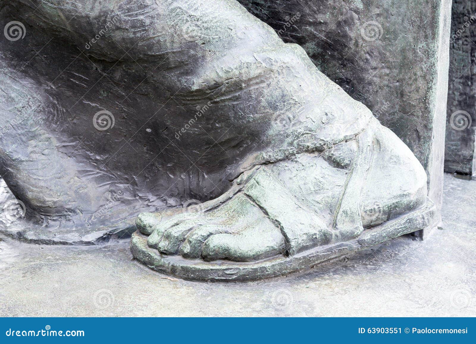 Bronze feet of a statue stock image. Image of grip, history - 63903551