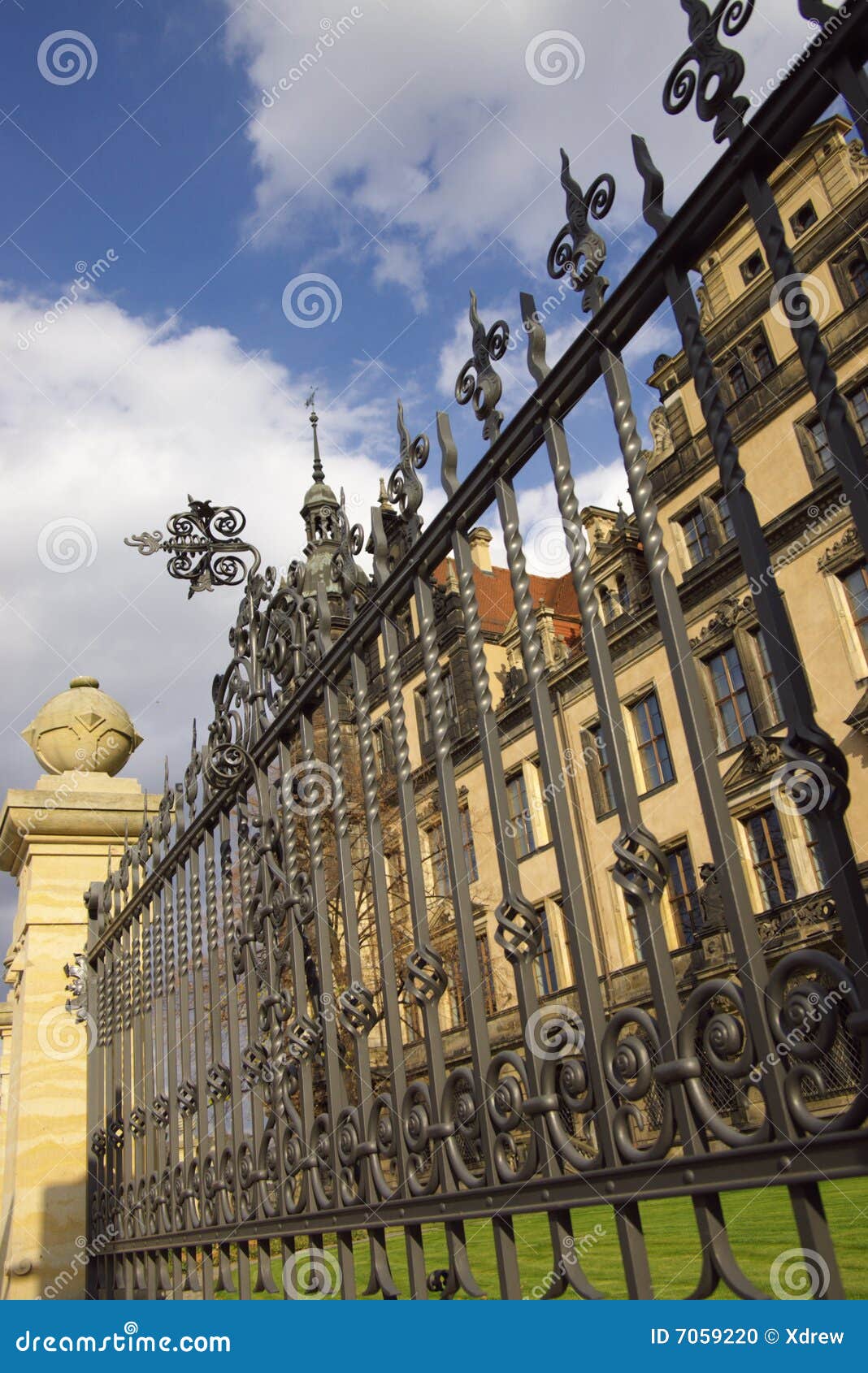 Bronze fence stock photo. Image of protection, sunlight - 7059220
