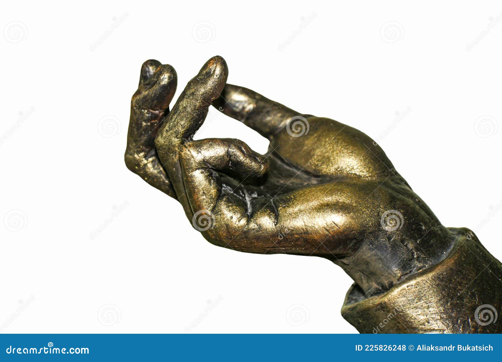Bronze Hand Reaching Outward Royalty-Free Stock Photography ...