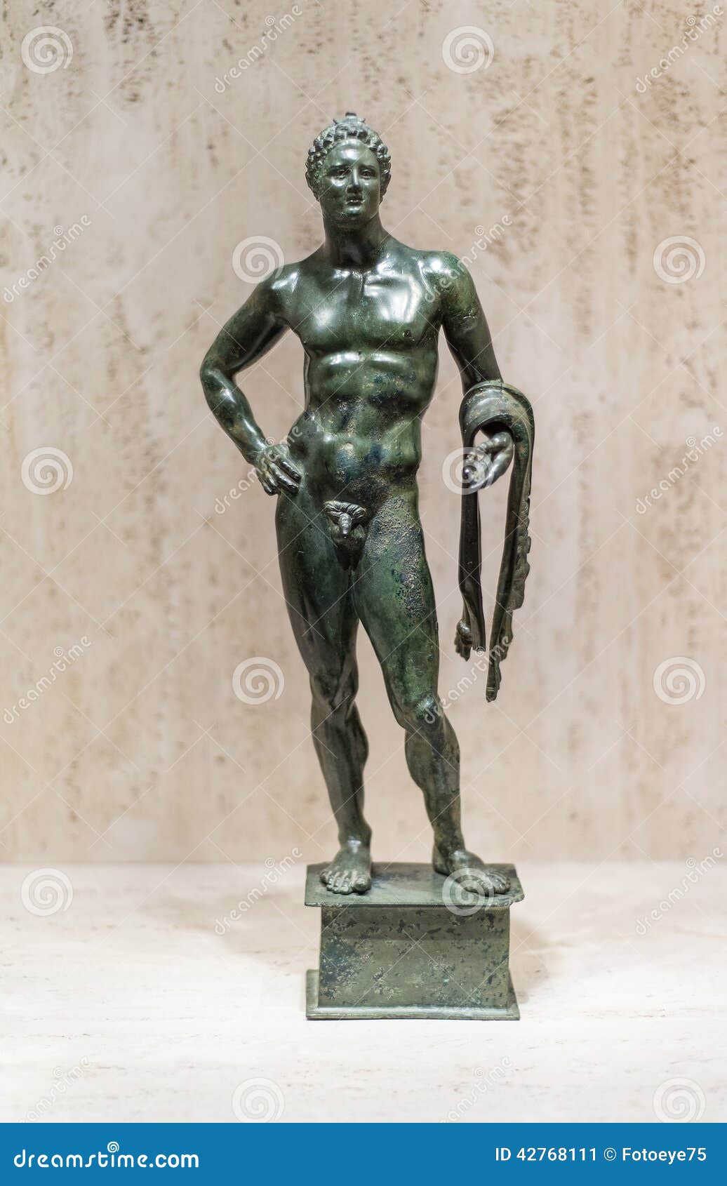 Bronze Heracles Statue stock image. Image of bronze, nelson - 42768111