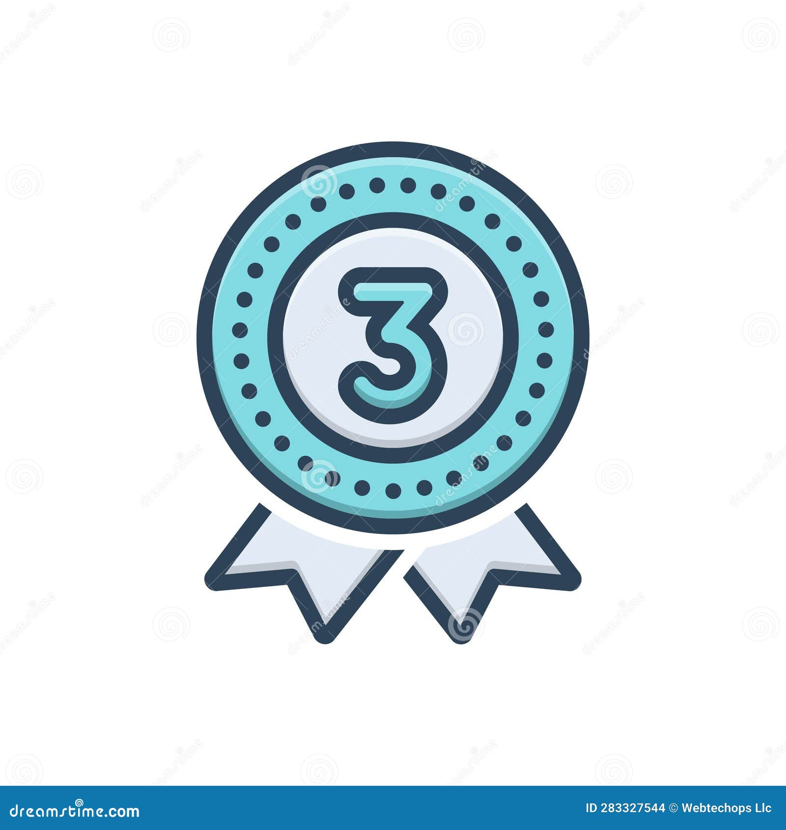 Color Illustration Icon for Bronze, Champion and Rank Stock ...