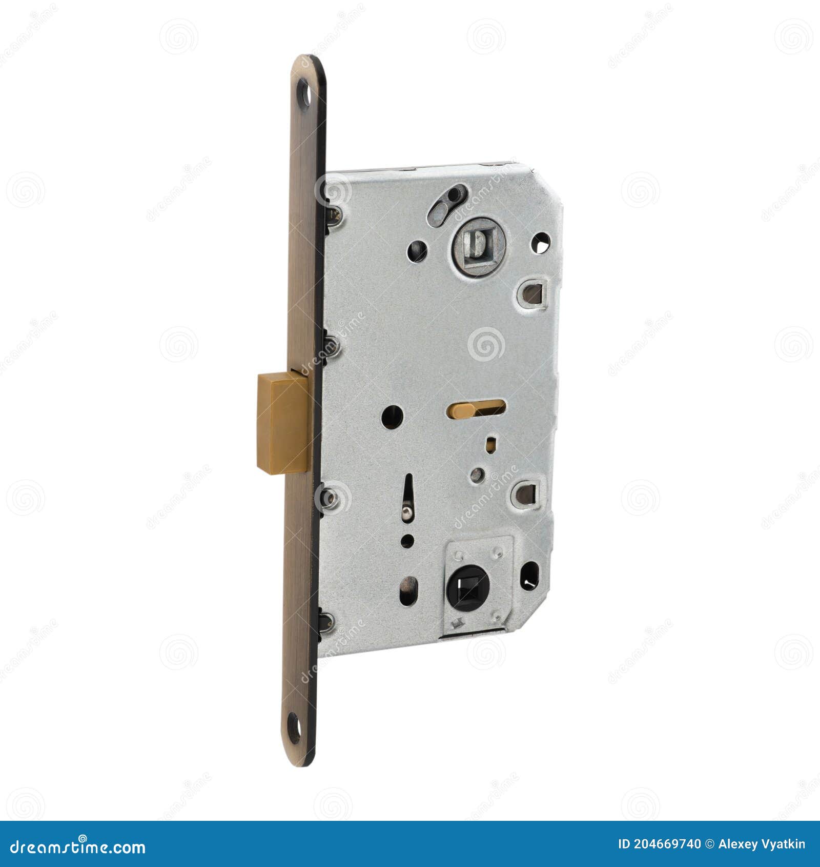 Bronze Bolt Shaft. Threading Die Detail In Metallic Tap Wrench With ...