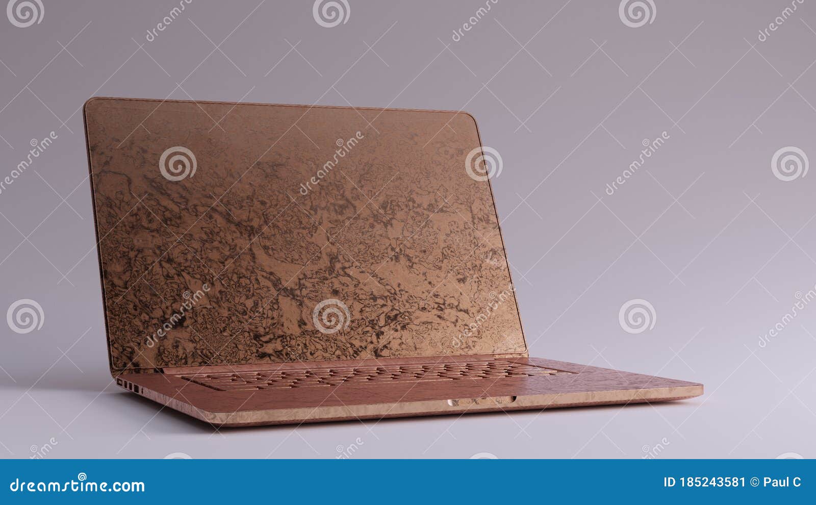 Bronze Laptop Raised stock illustration. Illustration of lacquer ...