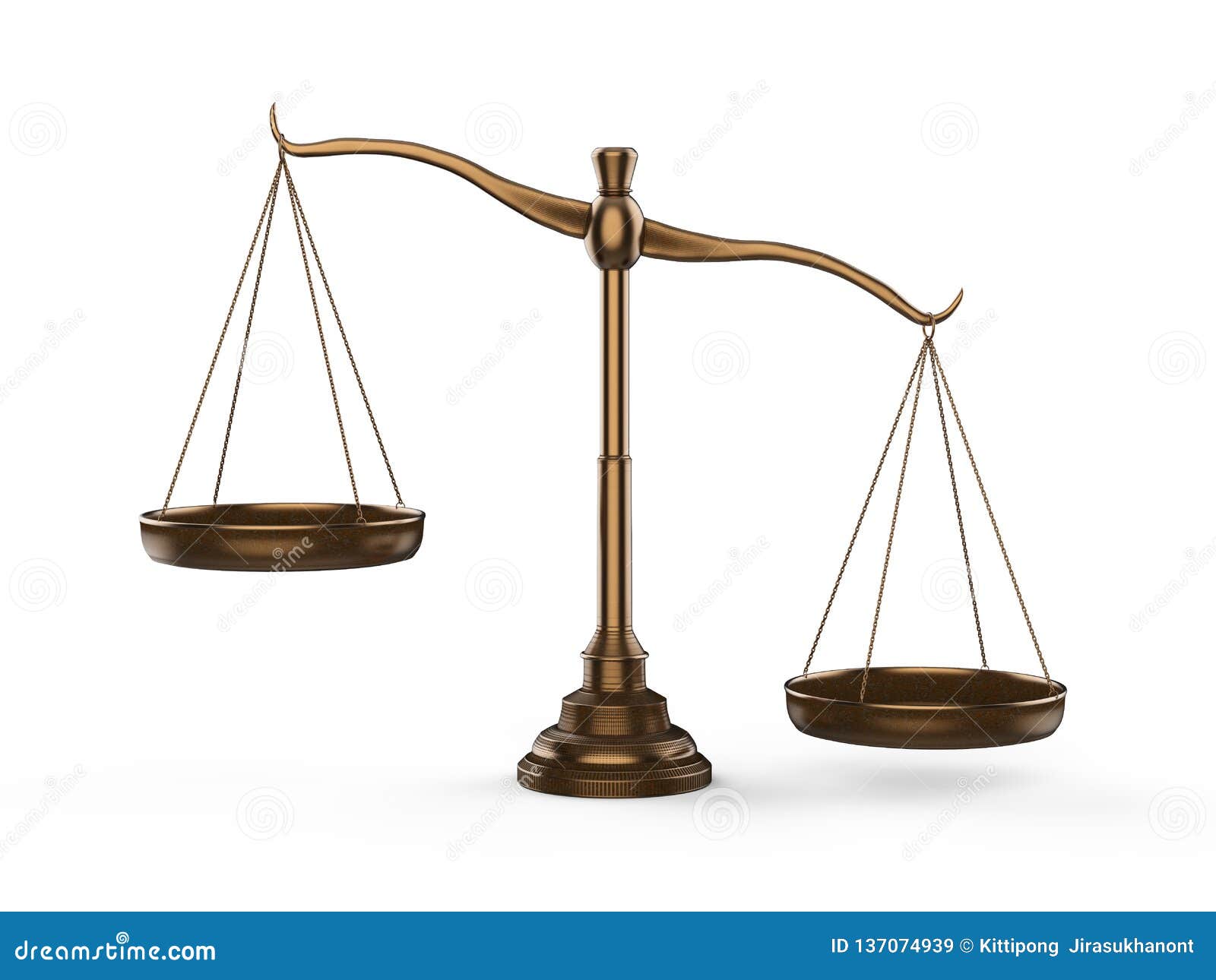 Bronze law scale stock illustration. Illustration of balance - 137074939