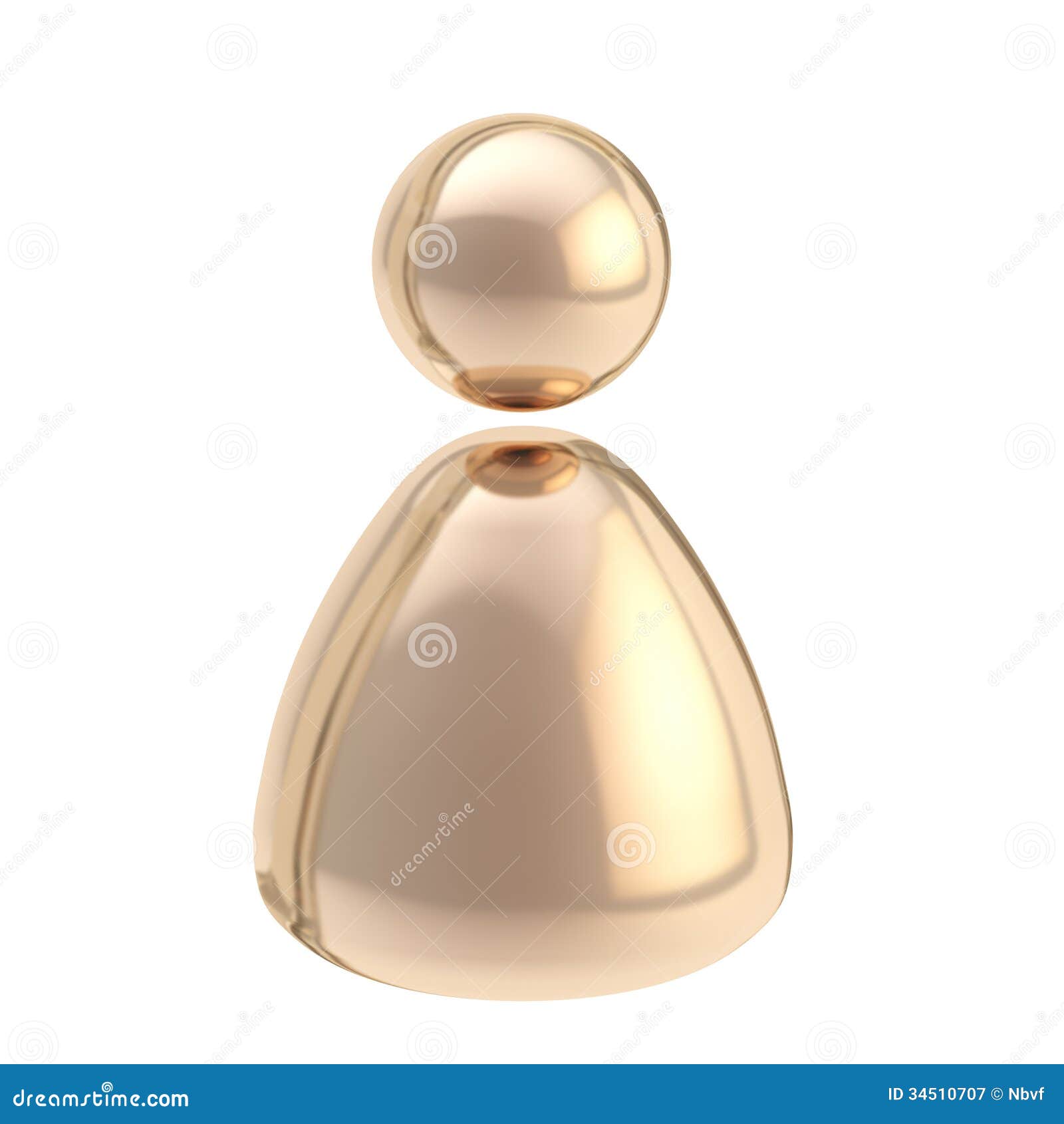 Bronze Level Client User Emblem Icon Stock Illustration - Illustration ...