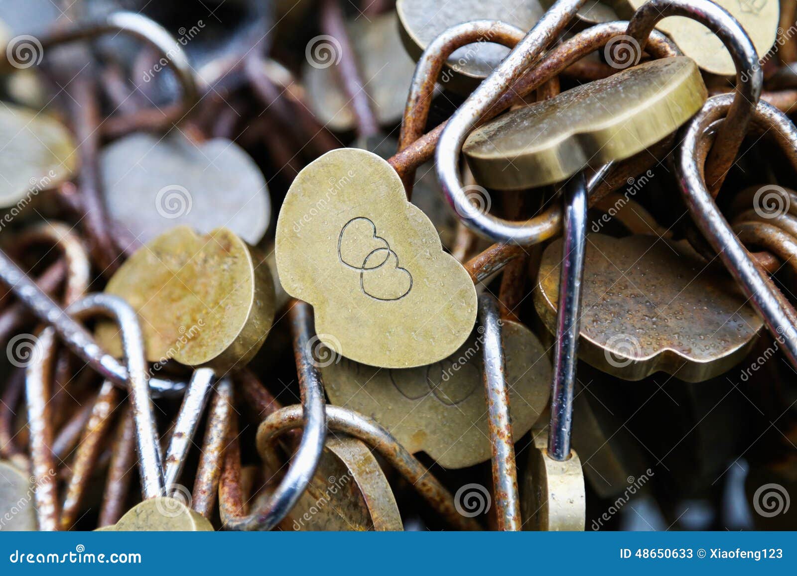 Bronze lock stock image. Image of padlock, steel, close - 48650633