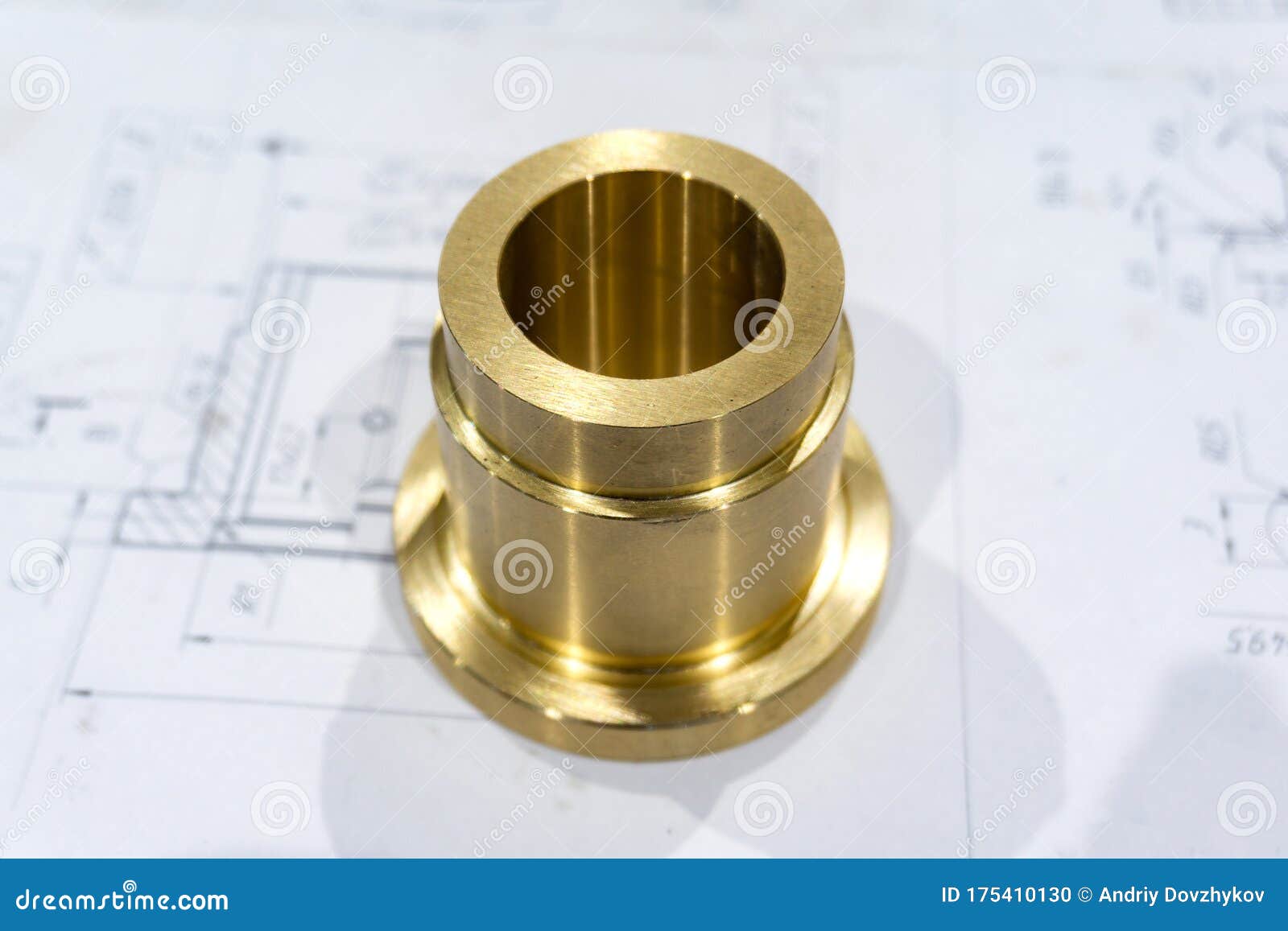 The Bronze Mandrel after Grinding and Turning Lies on the Technical ...