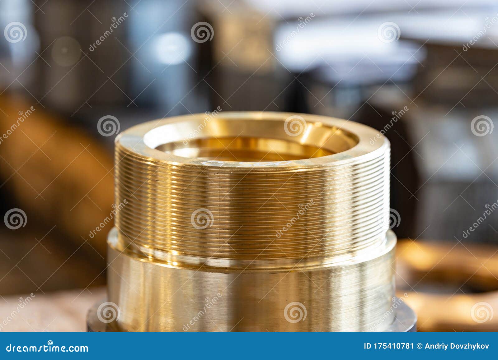 The Bronze Mandrel after Grinding and Turning Lies on the Technical ...