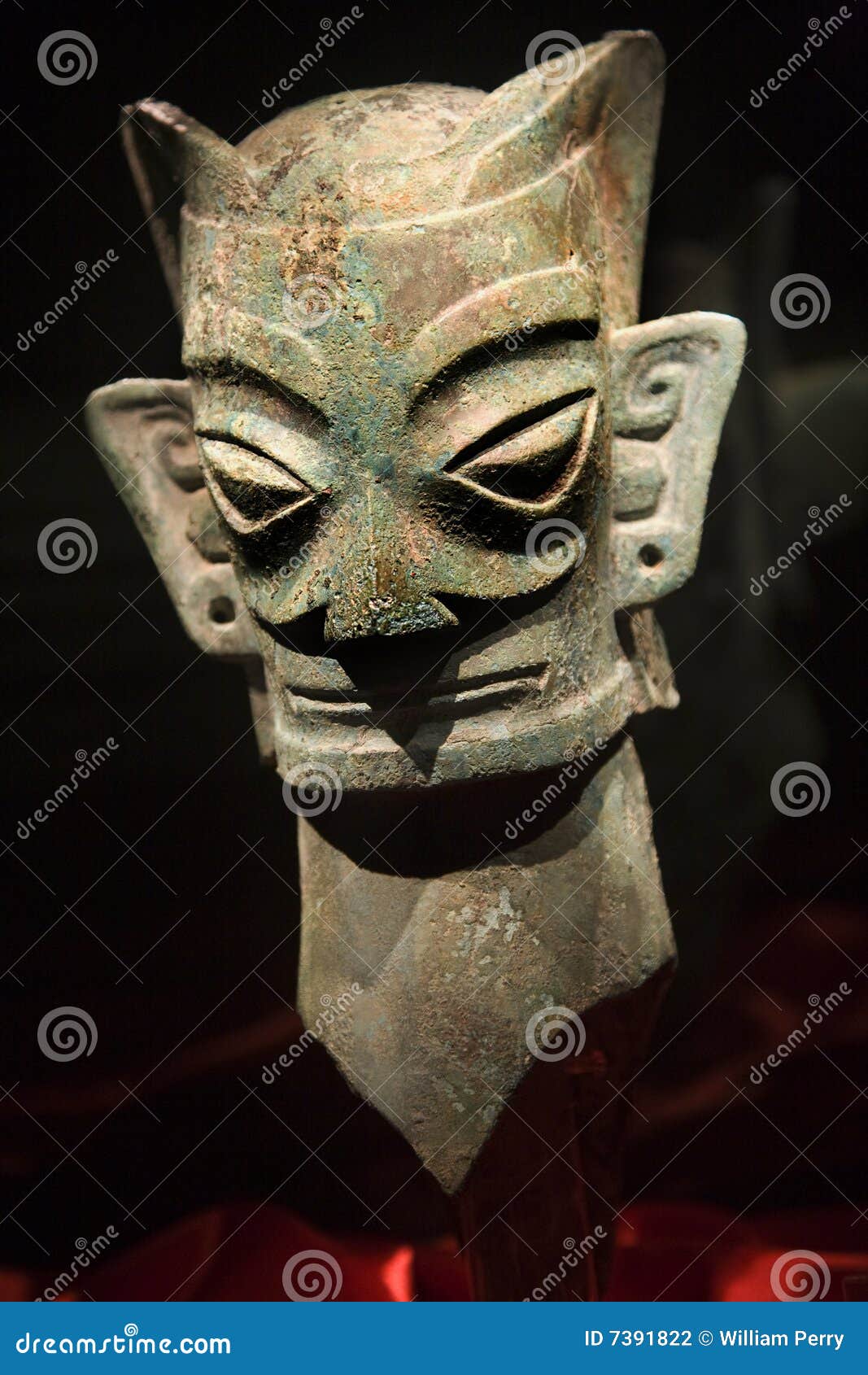 Bronze Mask Statue China editorial photography. Image of eastern - 7391822