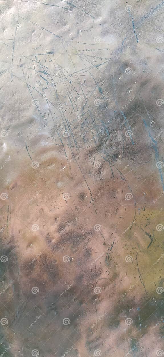 Bronze Metal Surface. Uneven Metal Texture with Scratches, Gouges and ...