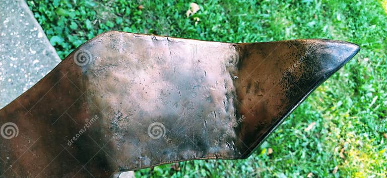 Bronze Metal Surface. Uneven Metal Texture with Scratches, Gouges and ...