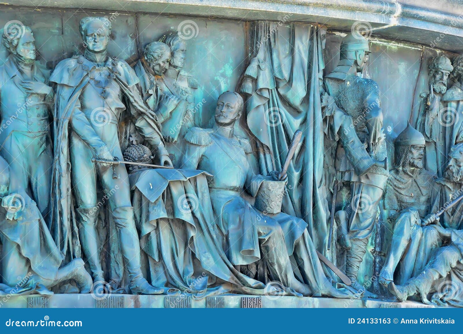 Bronze monument stock image. Image of nobility, millennium - 24133163