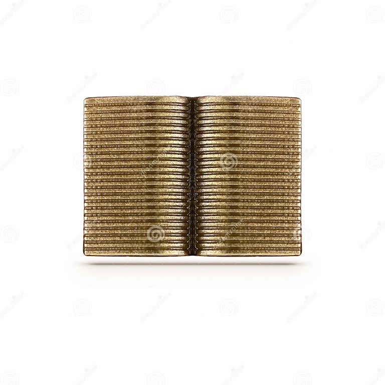 Bronze open book symbol stock photo. Image of gold, open - 41734736