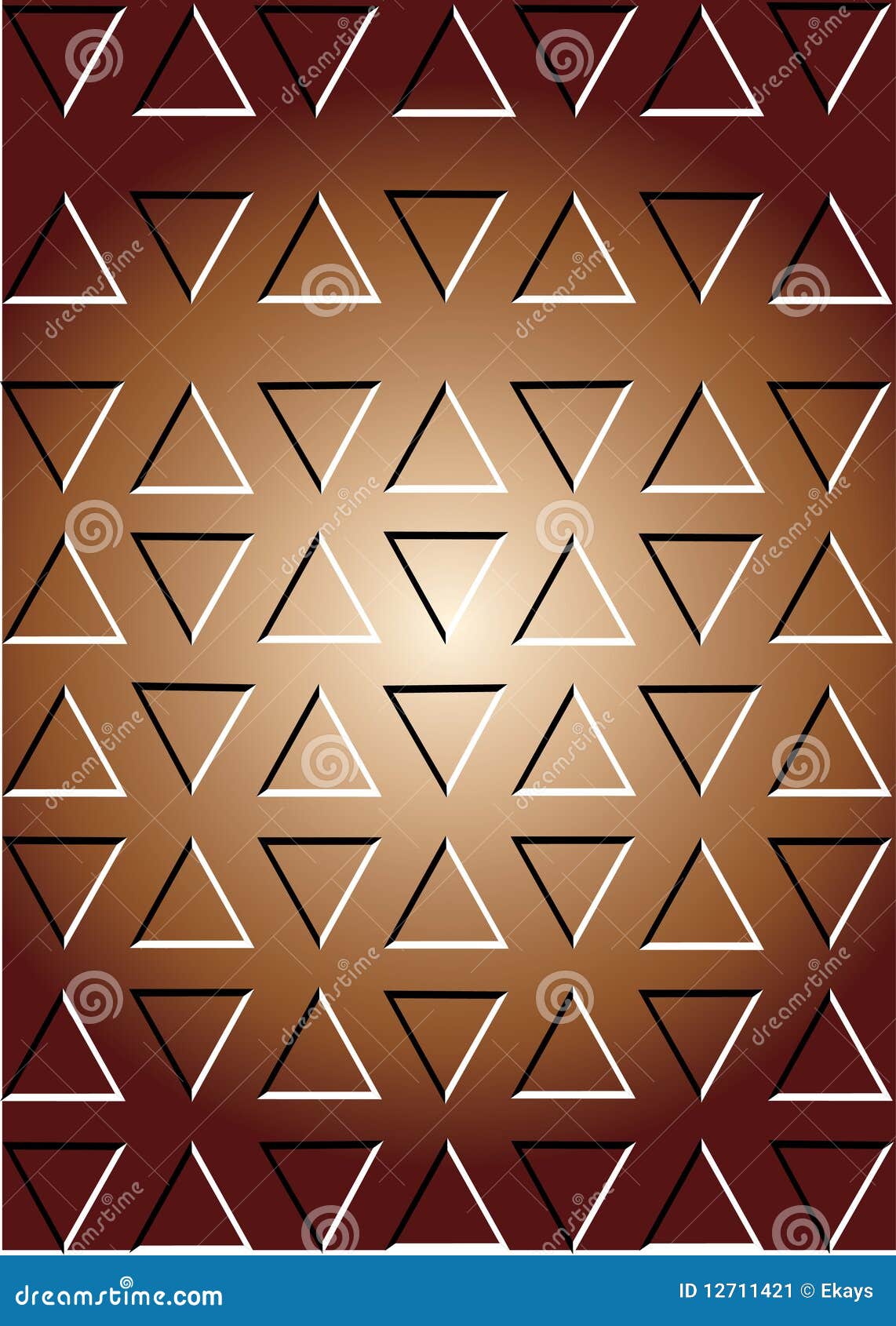 Bronze Triangle Pattern. Abstract Background Stock Illustration ...