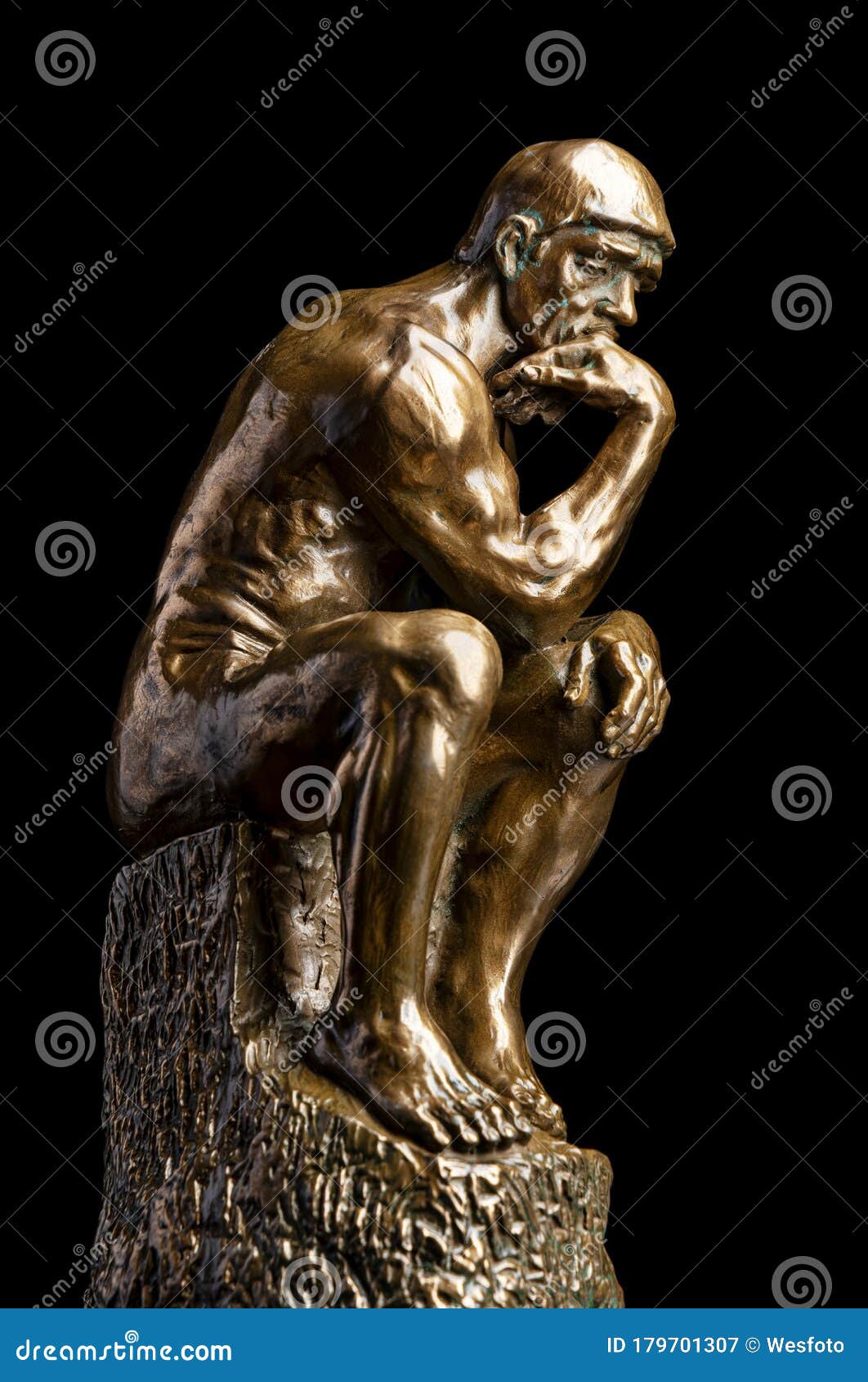 Replica Of The Thinker Sculpture Bu Auguste Rodin In Singapore City ...