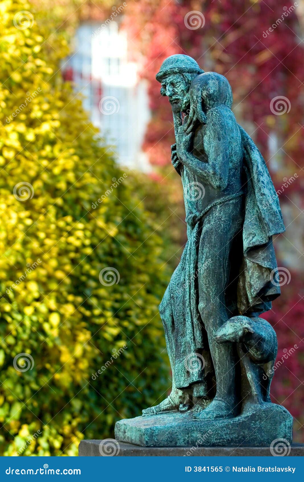 Bronze sculpture stock image. Image of baroque, castle - 3841565