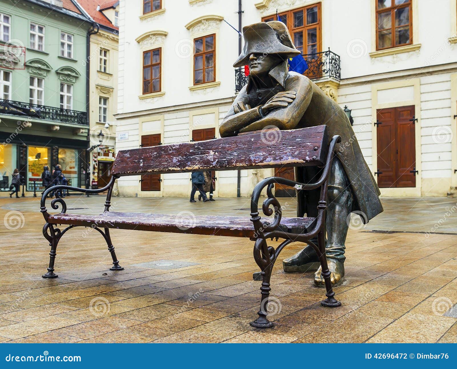 Bronze Sculpture of Napoleon, Bratislava, Slovakia Stock Photo - Image ...